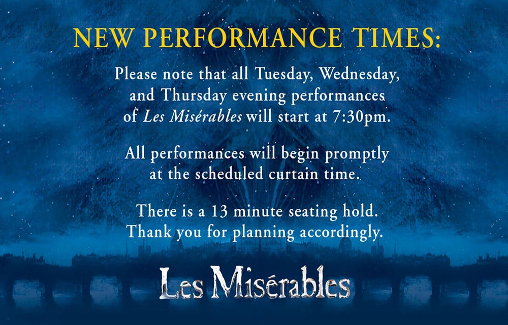 Les Misérables | Broadway in Hollywood